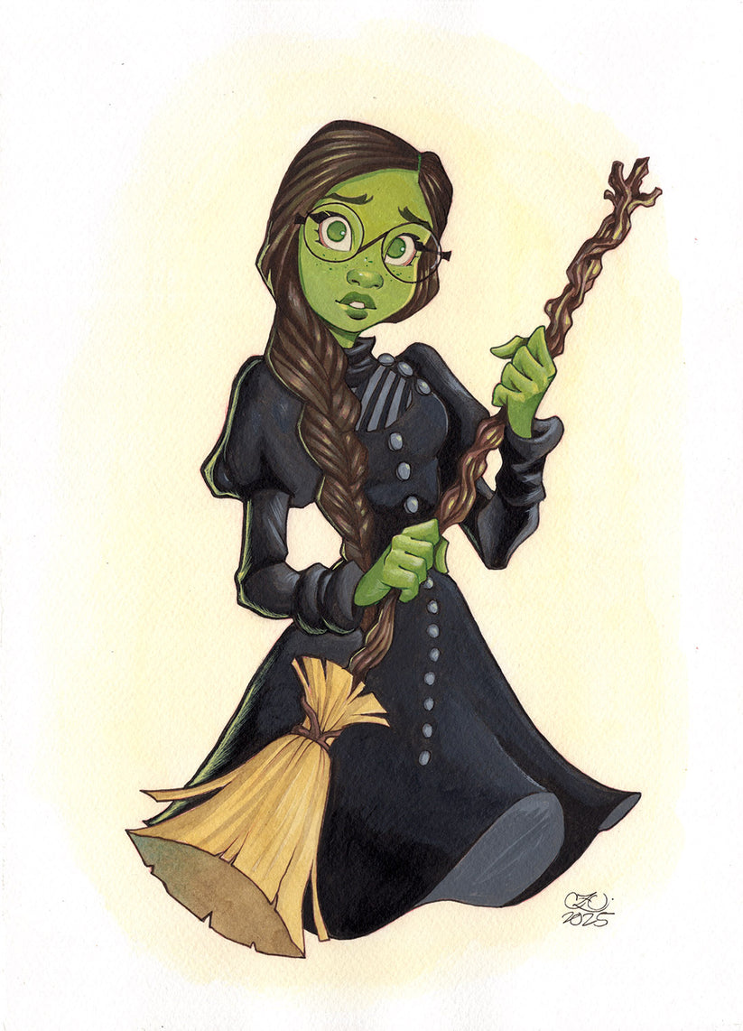 Elphaba Painting Original Artwork – shopchrissie